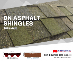 DN Asphalt Shingles- ER Hexagonal & ER Rectangular – Joint Venture